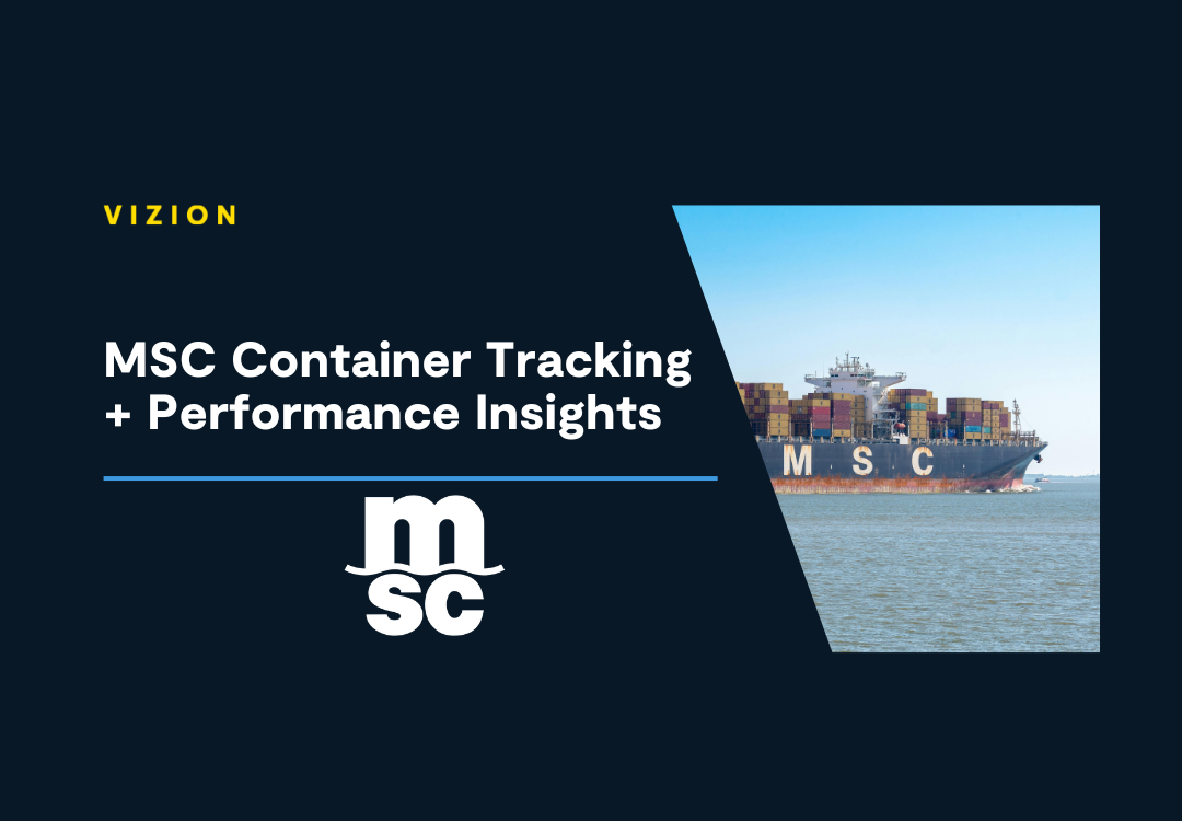MSC Container Tracking: Real-Time Visibility & 2024 Reliability Data | VIZION